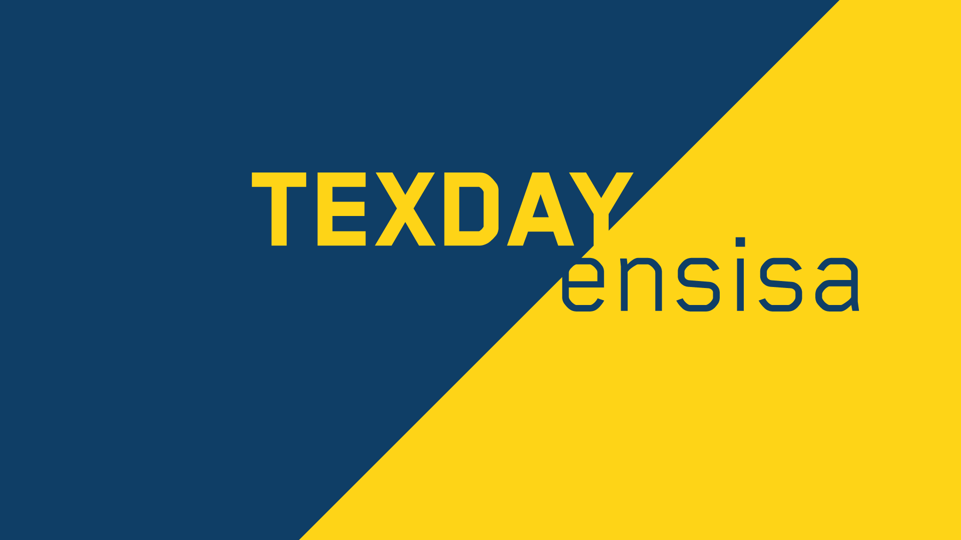 TEXDAY ensisa 2024 - ENSISA - École Nationale Supérieure d'Ingénieurs ...