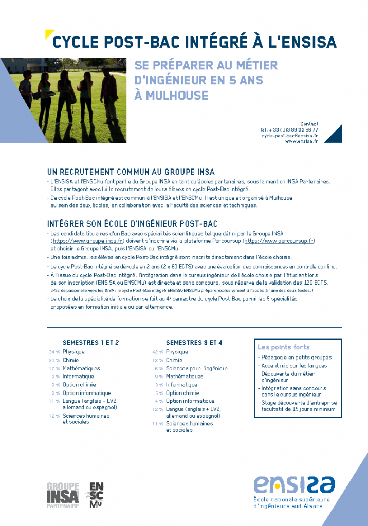 Médias & presse - ENSISA - École Nationale Supérieure d'Ingénieurs Sud ...